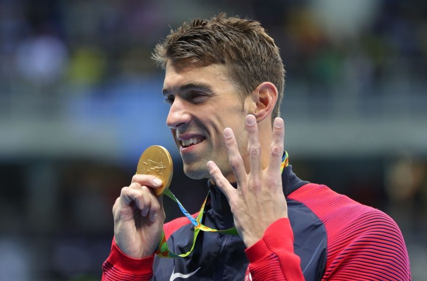 How many gold medals has Michael Phelps won after Rio?