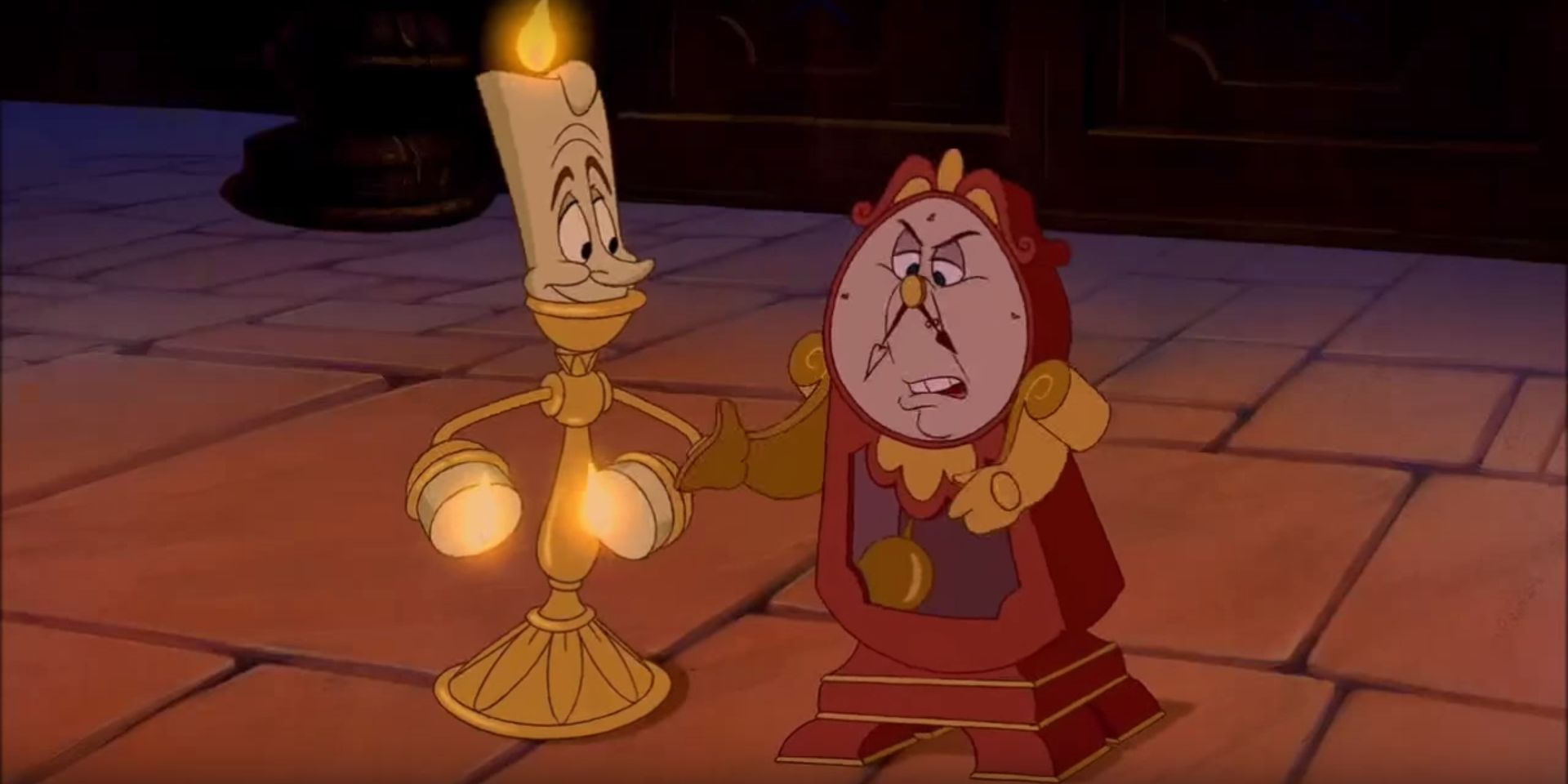 First look at Lumiere, Cogsworth and Gaston in Beauty and the Beast