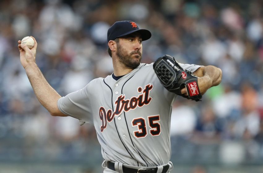 Detroit Tigers Justin Verlander Gets 1st Win At Yankee Stadium