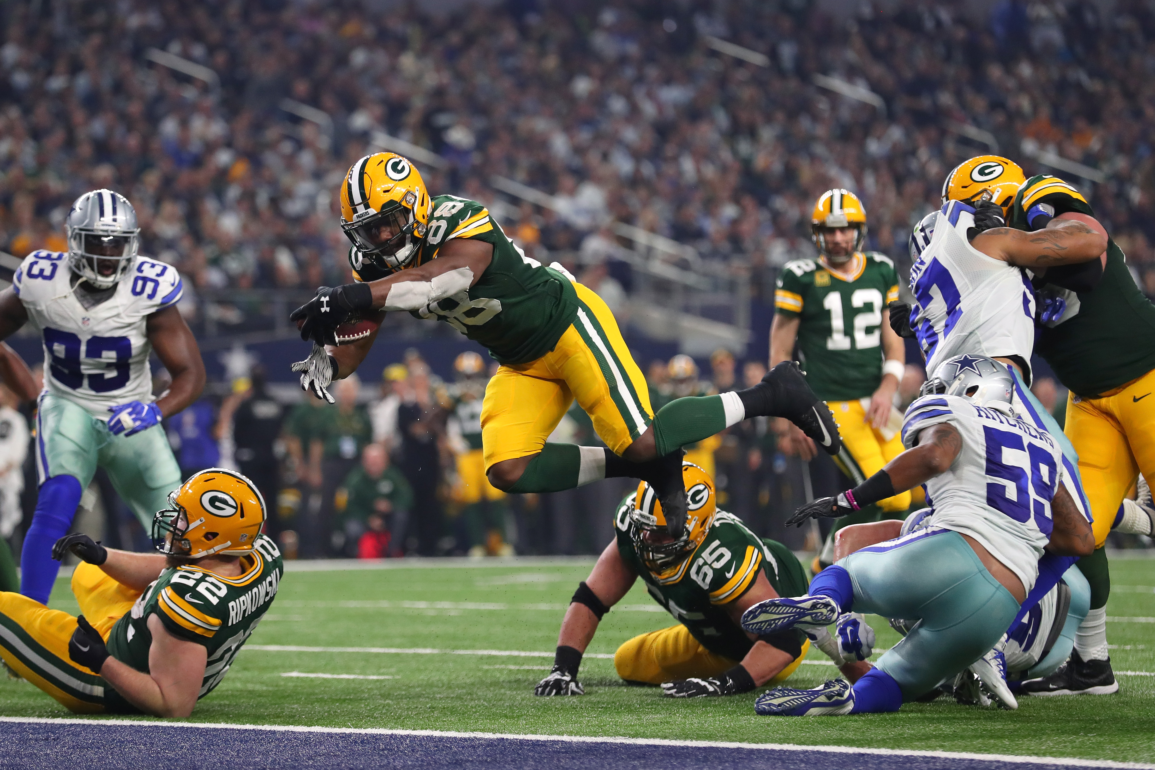 Green Bay Packers Over/Under 2017: 11 Rushing touchdowns