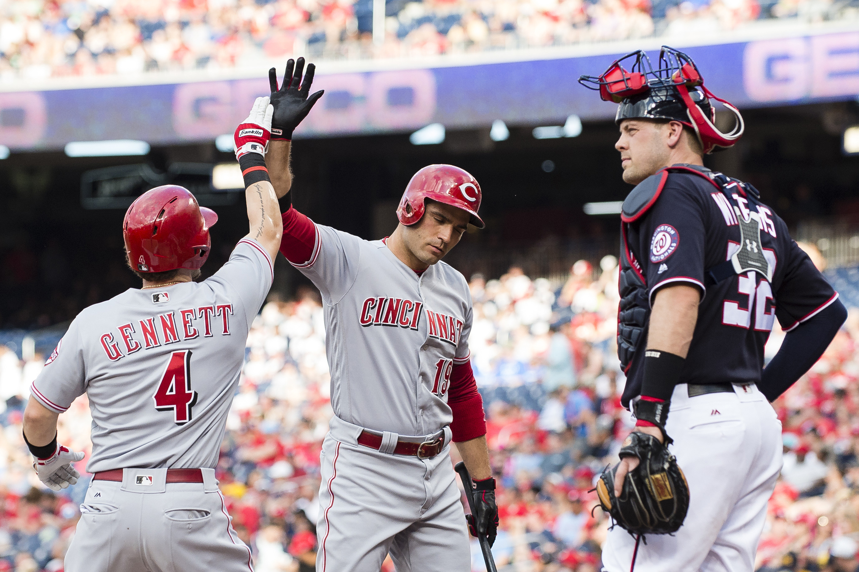 Cincinnati Reds' first baseman Joey Votto showing once again why he is ...