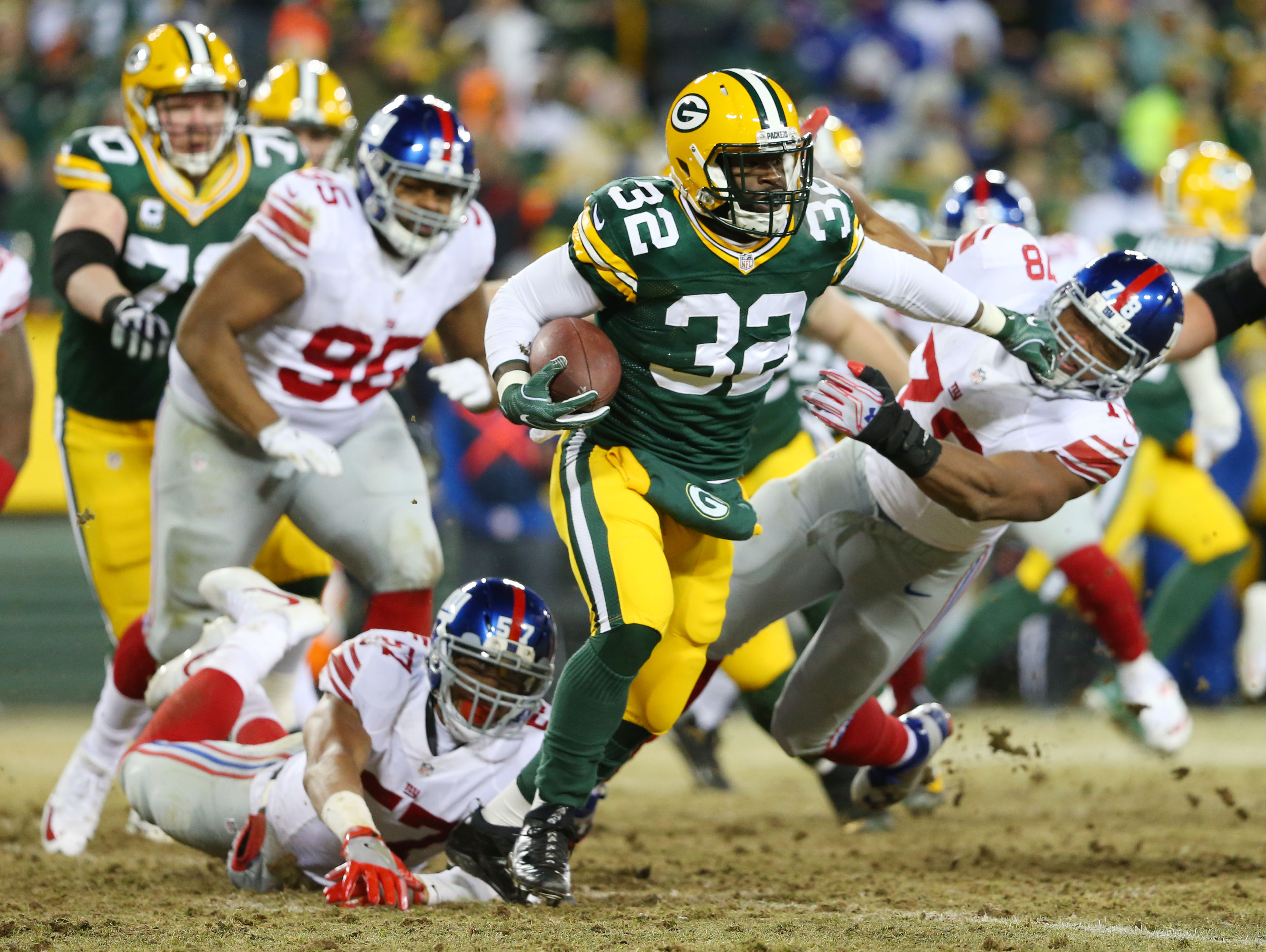 Green Bay Packers go young at the running back position